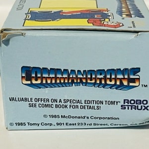 Solardyn Commandrons Transformers Gobot Mcdonalds Tomy Motorized Robo ...