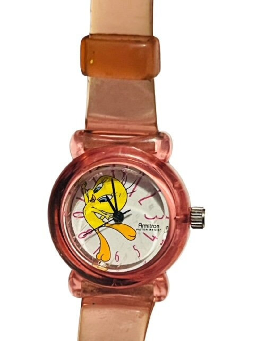 Tweety Bird Watch Wristwatch Looney Tunes Armitron Japan Vtg Gold Bugs ...