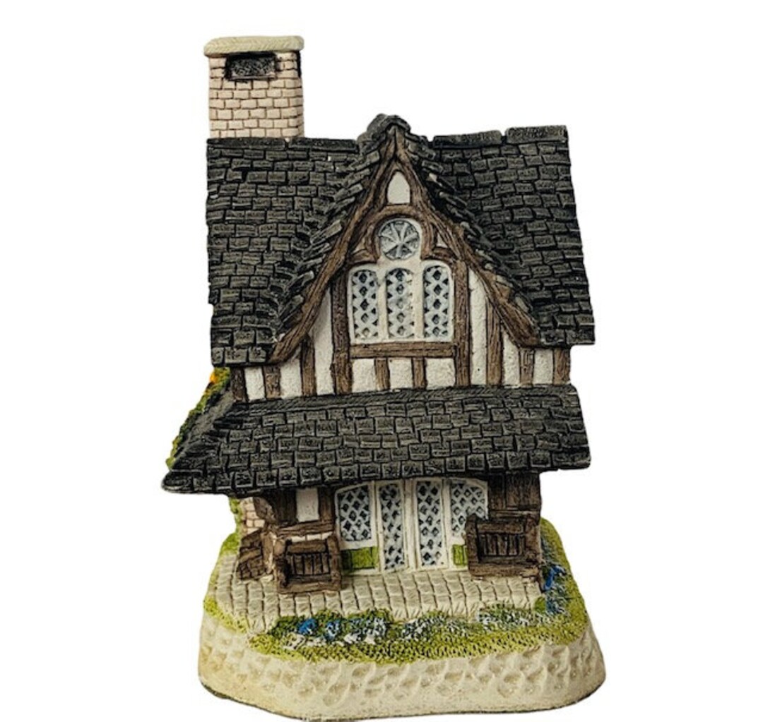 DAVID WINTER CASTLE Cottage Vintage Figurine Statue Sculpture House ...