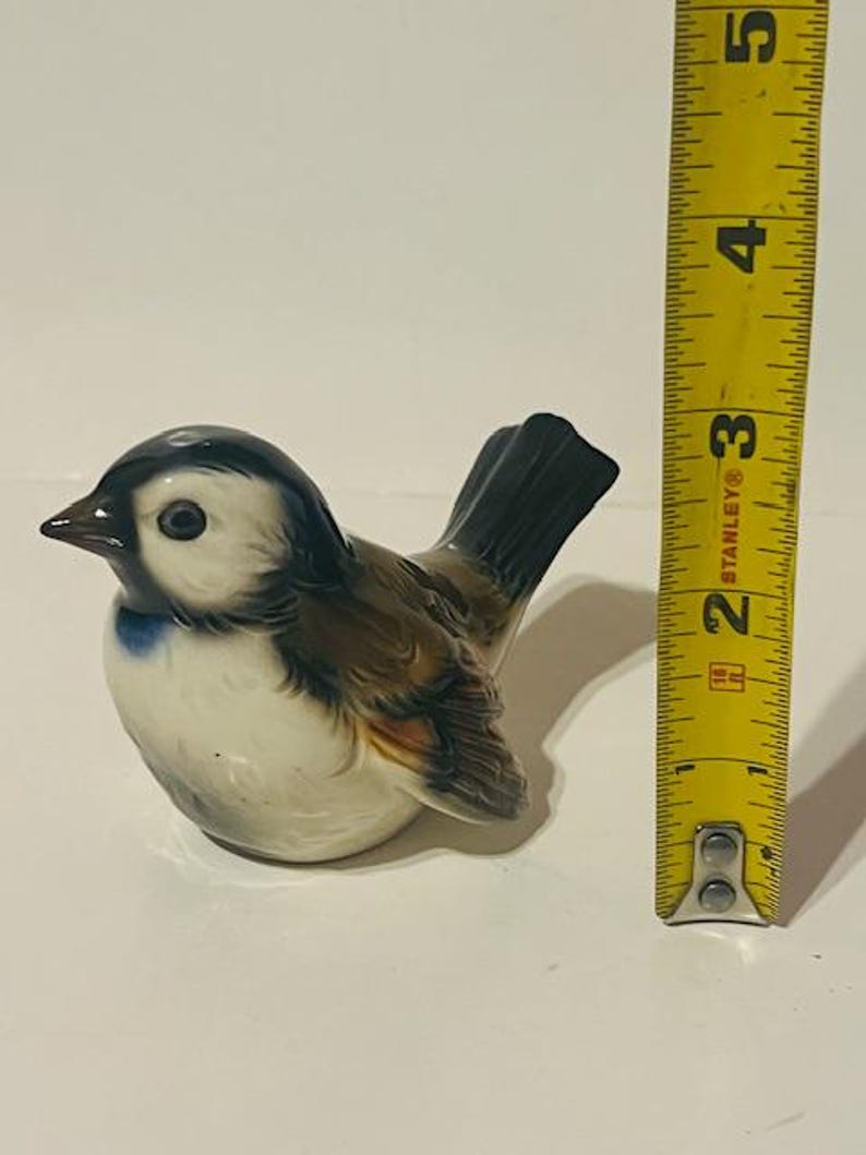 Bird Figurine Vtg Sculpture Goebel Hummel Western Germany W Chickadee ...