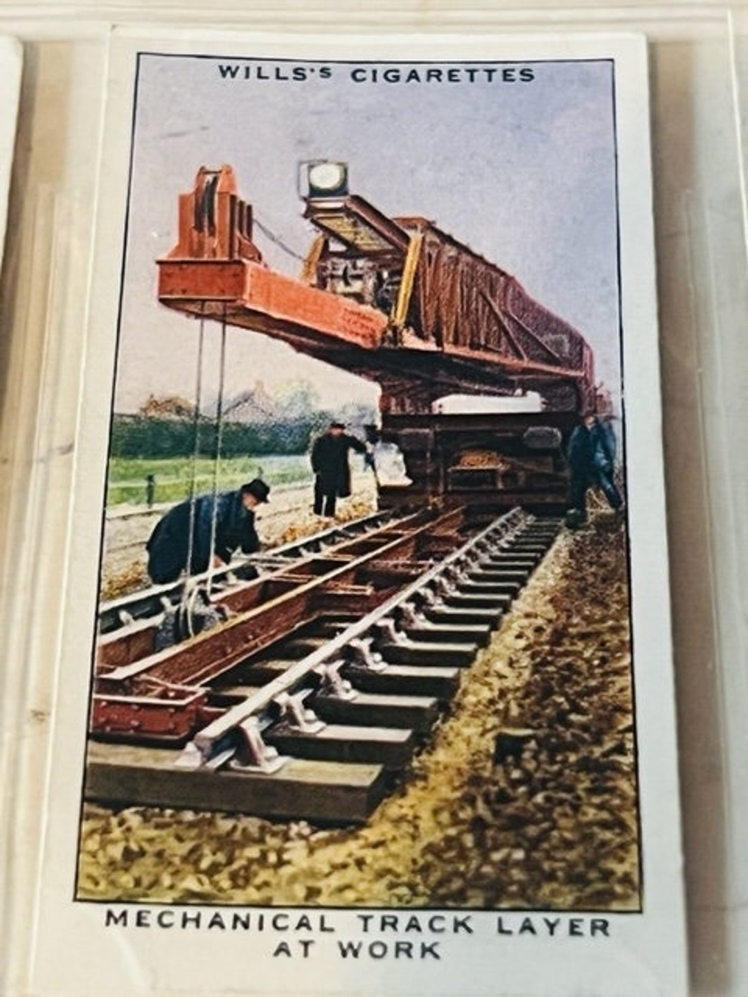 Railroad Card Train Railway Equipment 1938 Wills Imperial Tobacco Track ...