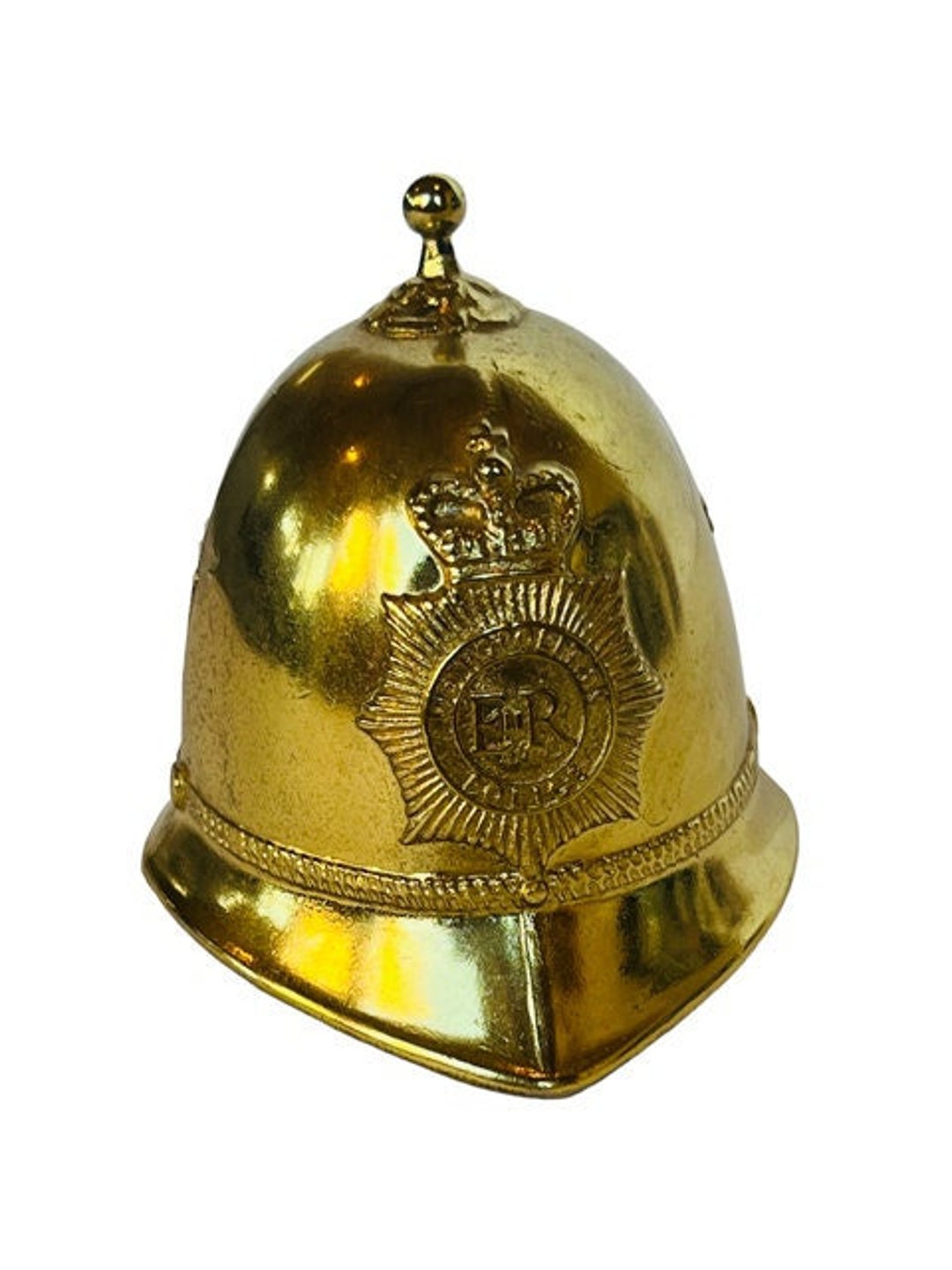 British Bobby Police Cop Brass Bell Ebner Seener England Metropolitan ...