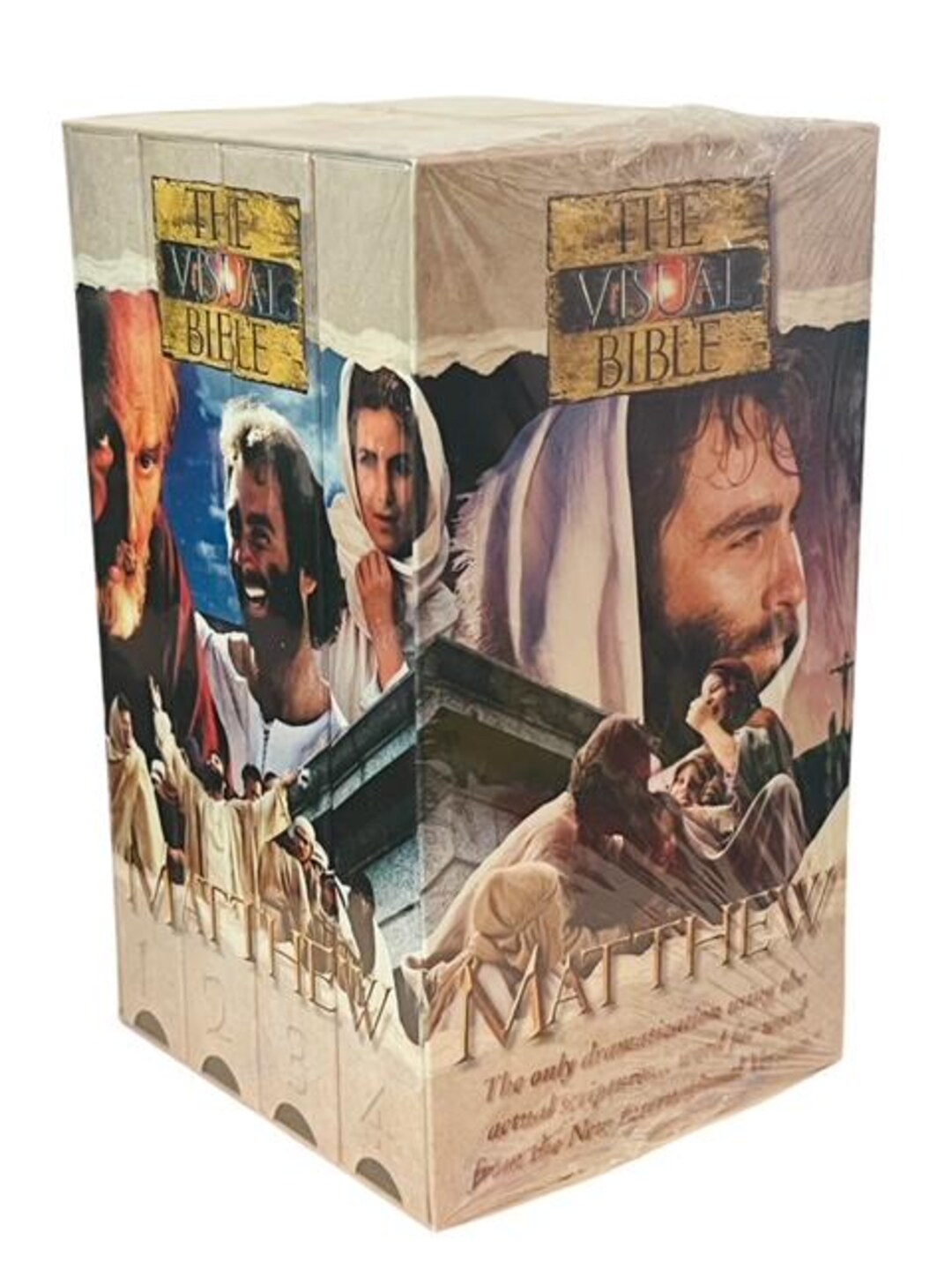 Book Matthew Visual Bible VHS Tape Video SEALED 4 Four Set Scriptures ...