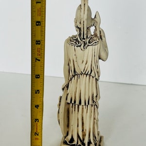 Greek Mythology Minerva Figurine Sculpture Spear Shield Athena ...