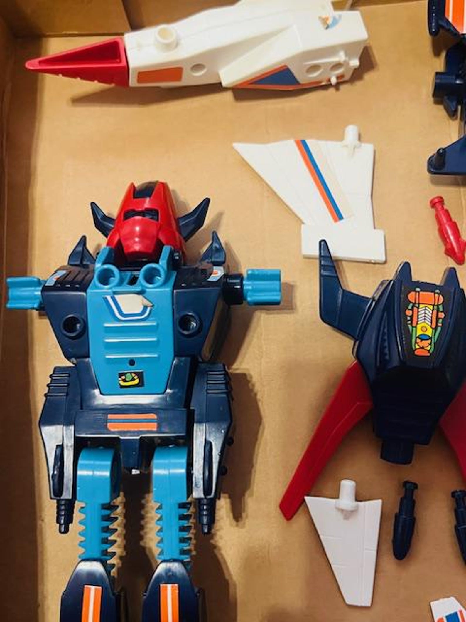 Giant Acroyear Micronauts Action Figure Vtg Robot 1977 Mego Set Box ...