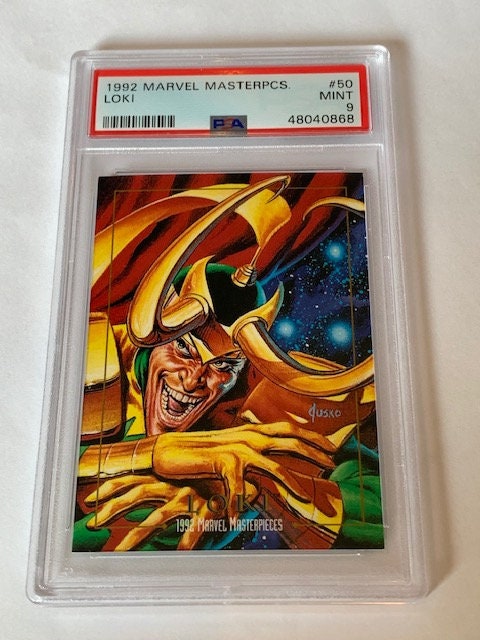 Marvel Masterpieces Trading Card Comic Sky Box Avengers Super - Etsy