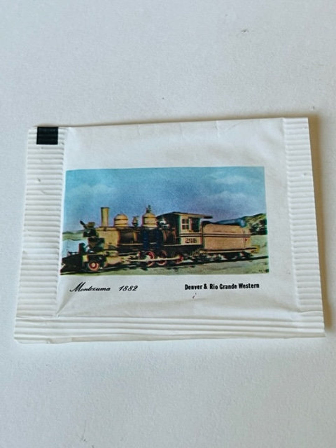 Holly Sugar Packet Train Locomotive Engine Railroad Sign Paper Ephemera ...