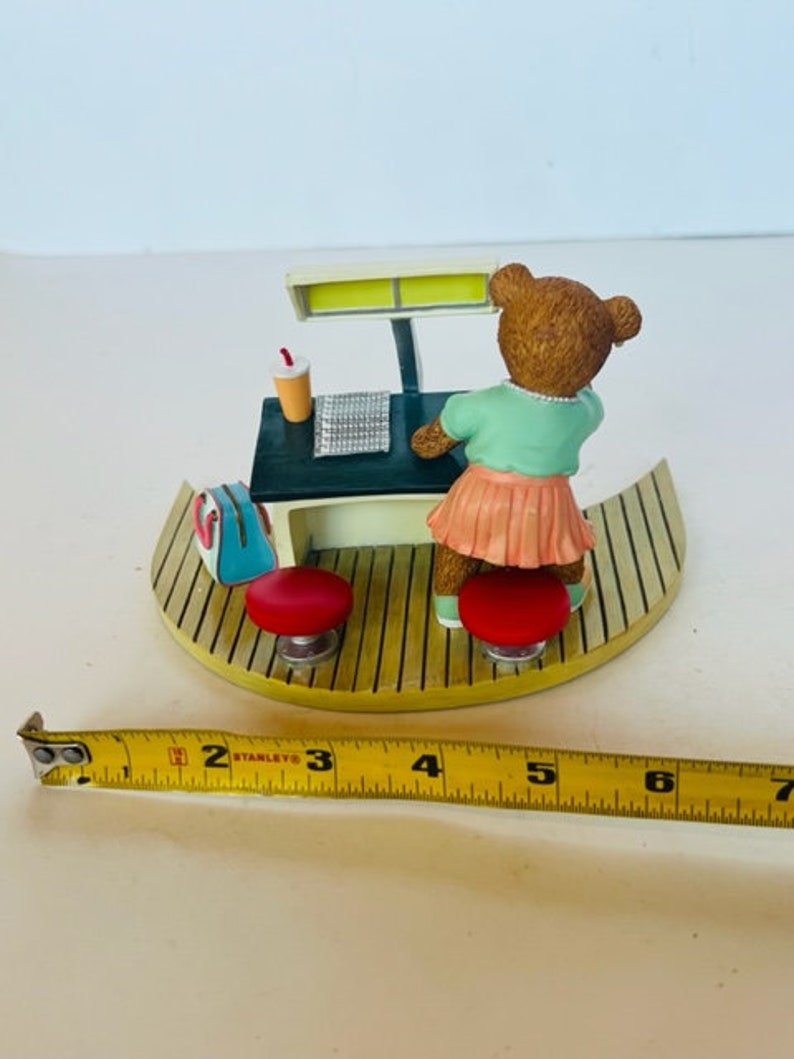 Hamilton Collection Teddy Lanes Bowl Bear Figurine Faithful - Etsy