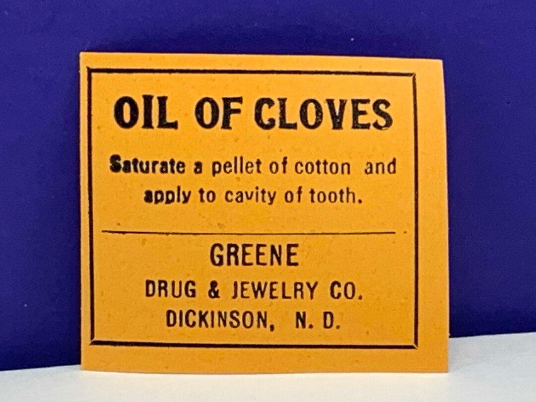 VINTAGE DRUG STORE Label Vintage 1930s Ephemera Paper Pharmacy ...