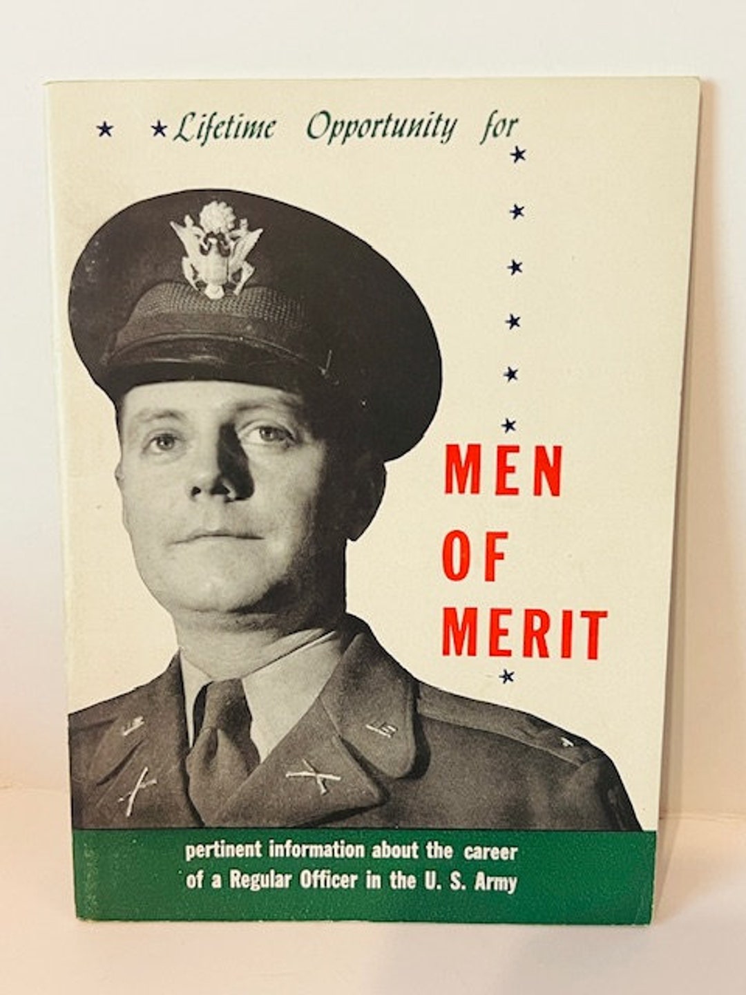 WW2 Recruiting Journal Pamphlet Home Front WWII Men of Merit Army ROTC ...