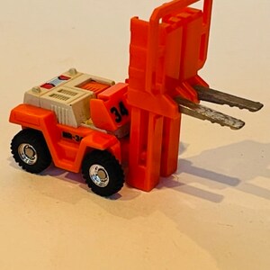 Gobots Transformer Spoons Forklift Fork Lift Bandai Vtg Action Figure ...