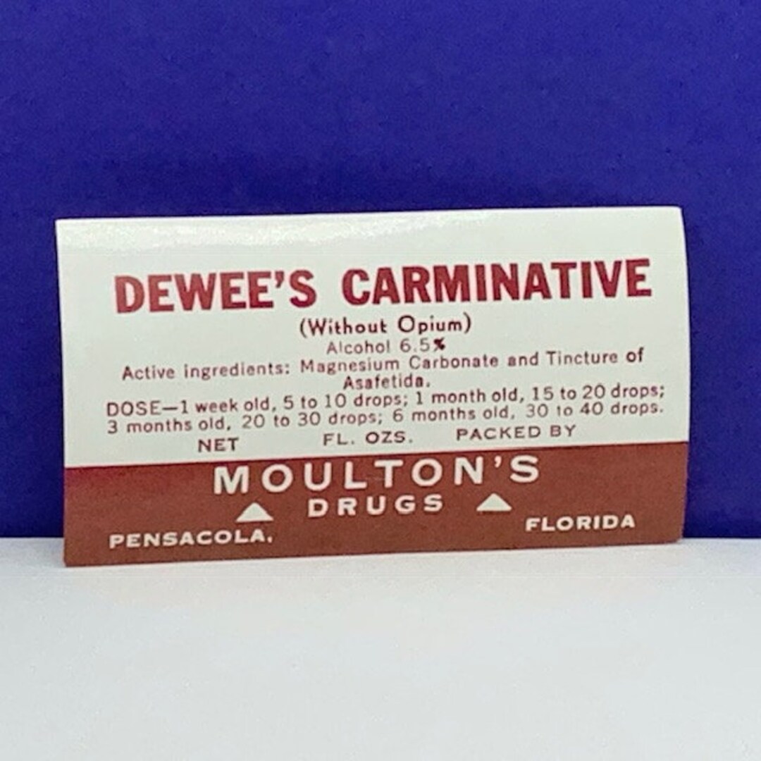VINTAGE DRUG STORE Label Vintage 1930s Ephemera Paper Pharmacy - Etsy