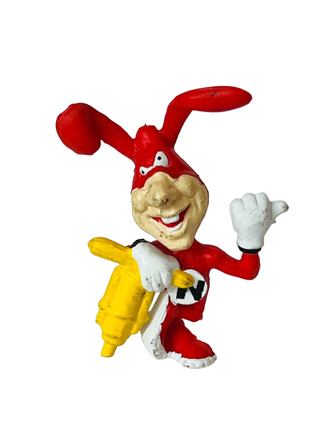 Dominos Pizza Noid Rubber Toy Figure Vtg Fast Food Advertising 1989 ...