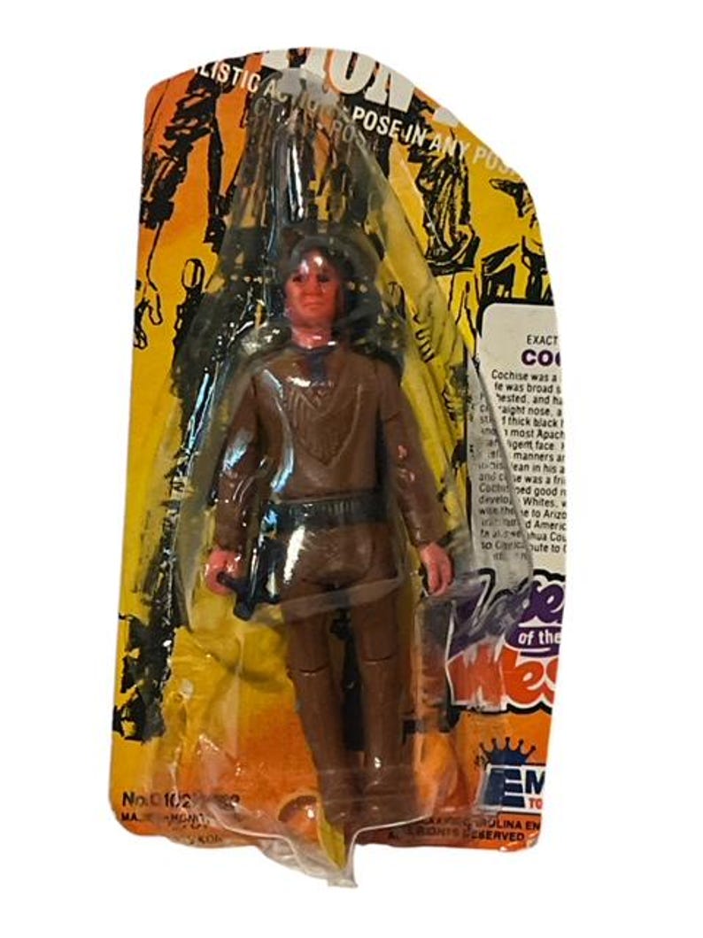 Cochise Native Empire Vtg Figure Toy 1975 Legends Cowboy Western Excel ...