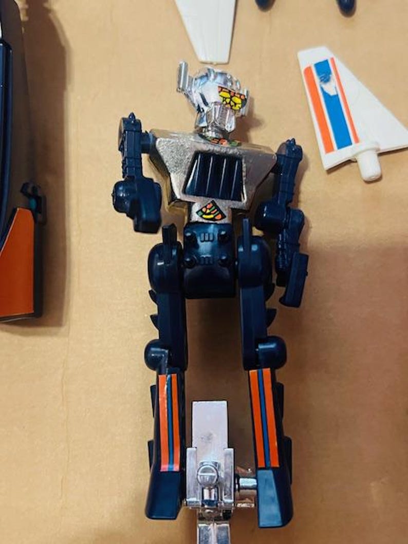 Giant Acroyear Micronauts Action Figure Vtg Robot 1977 Mego Set Box ...