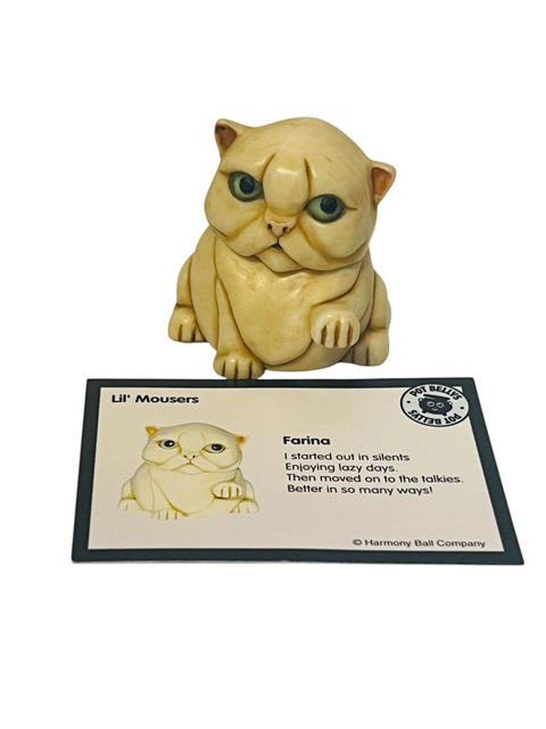 Harmony Kingdom Cat Kitten Figurine Anthropomorphic Pot Bellys Mousers ...