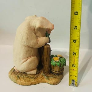 Pig Figurine Anthropomorphic Corbridge Piglet Flambro Piggin BOX Greedy ...