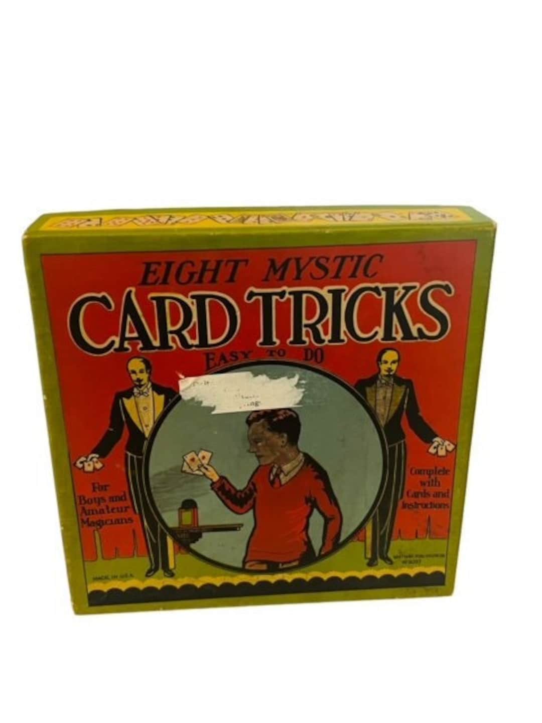 Magician Toy Vtg Magic Shop Trick 1940s Whitman Publishing Mystic Empty ...