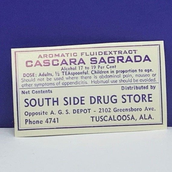 VINTAGE DRUG STORE Label Vintage 1930 Ephemera Paper Pharmacy | Etsy