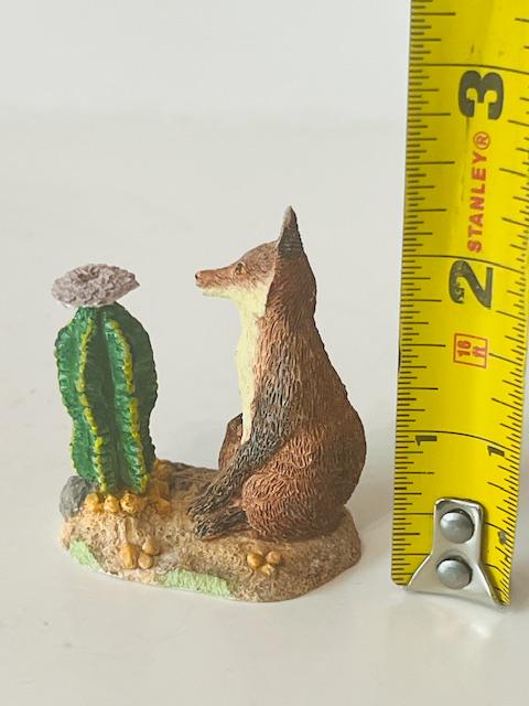 Franklin Mint Elfie Harris Woodland Animal Resin Figurine Vtg 1986 Fox ...