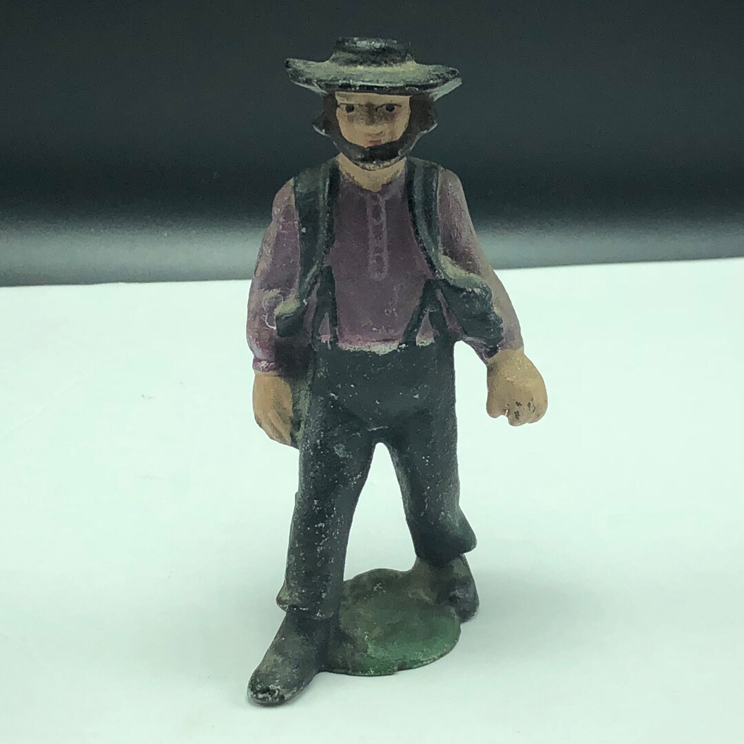 ANTIQUE CAST IRON Amish Toy Figure Pilgrim Usa Heavy Metal - Etsy ANTIQUE CAST IRON Amish Toy Figure Pilgrim Usa Heavy Metal - Etsy