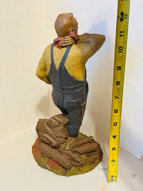 Tom Clark Figurine Vtg Sculpture SIGNED Cairn Coin Gnome - Etsy