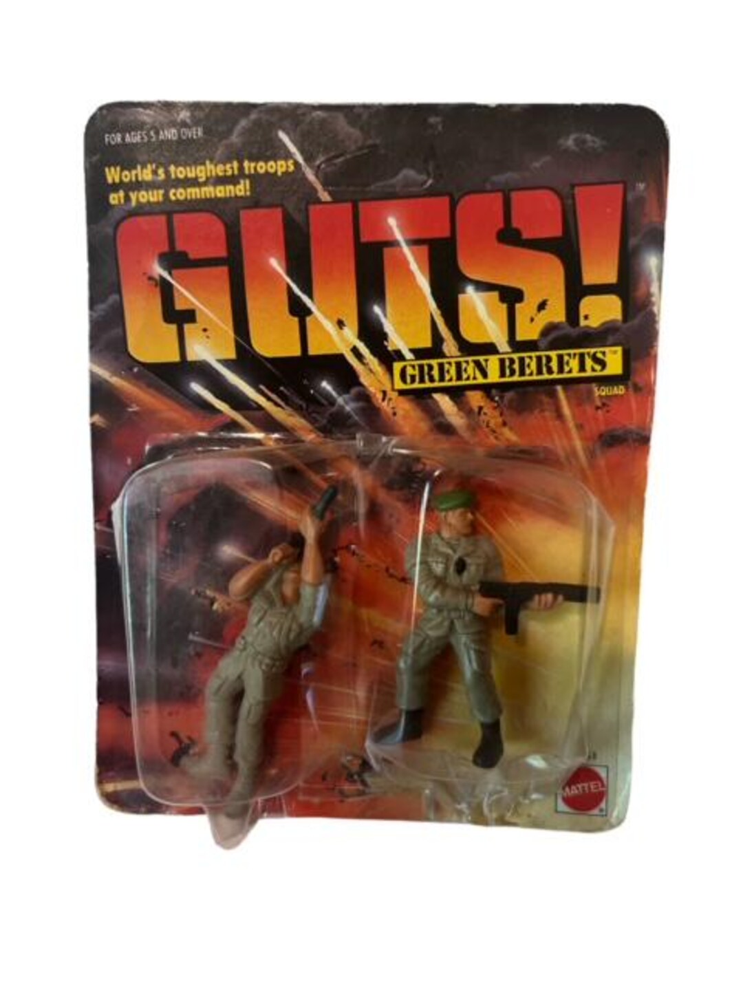 Guts Green Berets G.U.T.S. Mattel Soldiers Vtg Figures Toy MOC ...