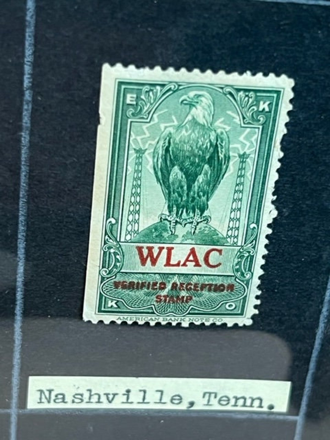 EKKO Stamp HAM Radio Days Dxer Collector Proof Reception American Bank ...