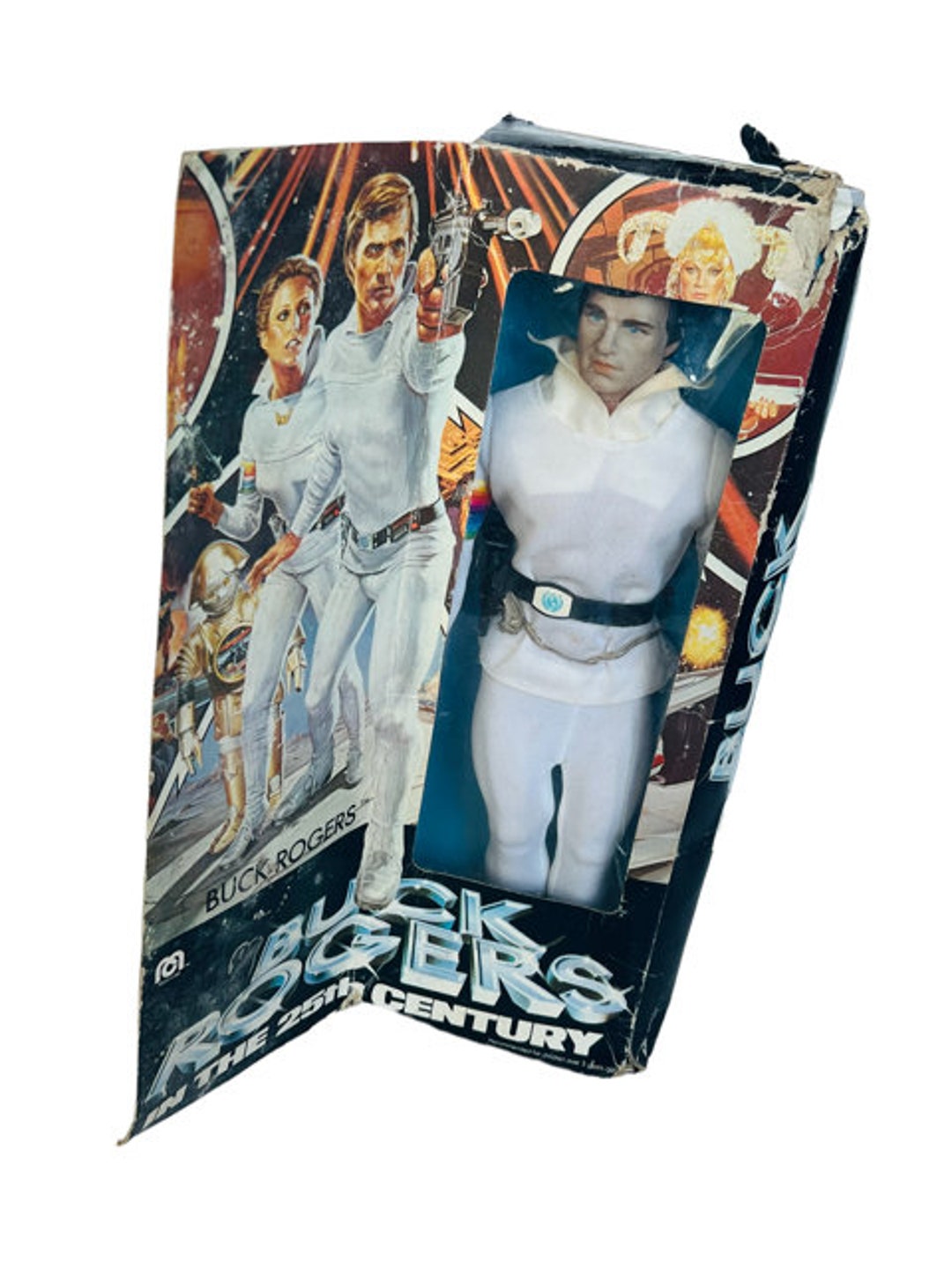 Buck Rogers Action Figure Toy 1979 Mego Gil Gerard 5th Century Box 12 ...