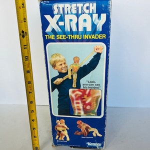 Stretch Armstrong X-ray Alien Invader Kenner RARE Box 1979 Vtg Figure ...