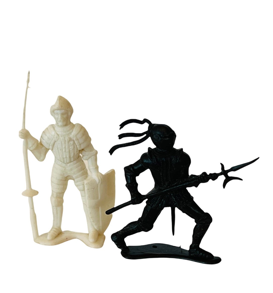 Medieval Knight Vtg Plastic Toy Figures 1960s Britains Marx Mpc Lot ...