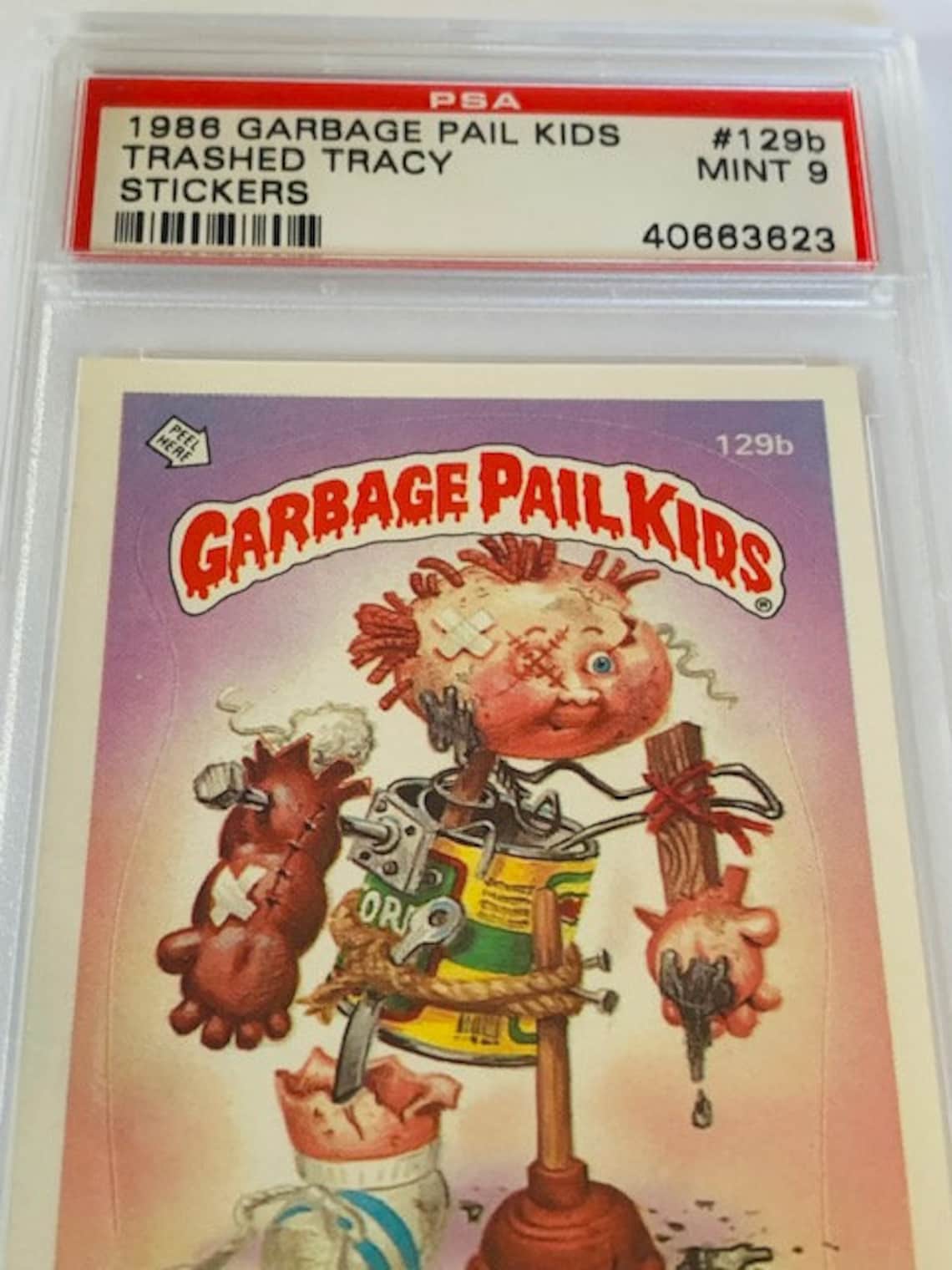 Garbage Pail Kids Topps Trading Card Sticker Graded PSA 9 MINT - Etsy