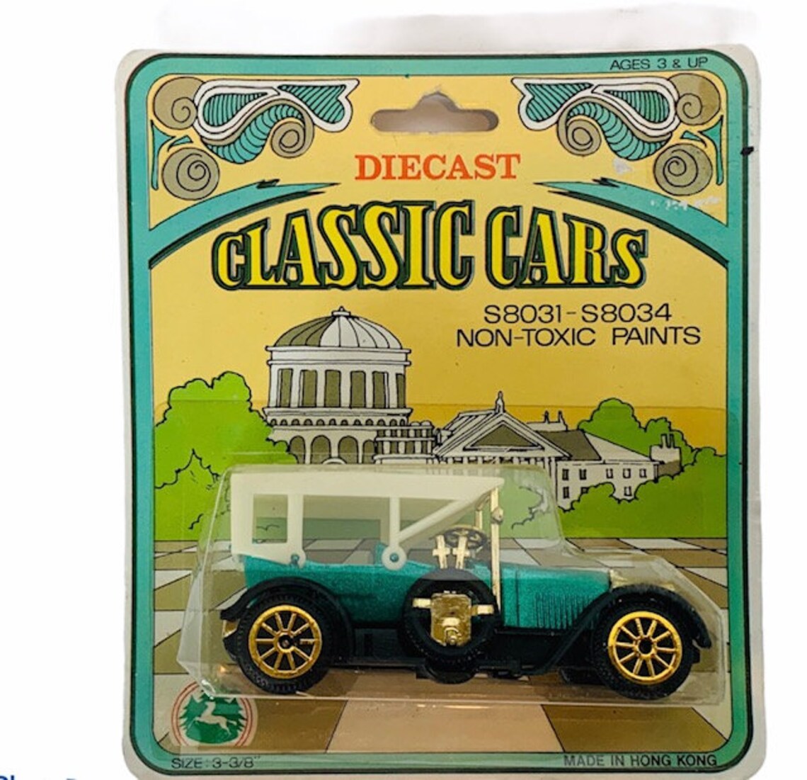 DIECAST VINTAGE CAR toy original collectible factory sealed | Etsy