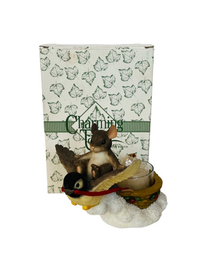 CHARMING TAILS FIGURINE Tales Mouse Mice Miniature Sculpture Gift Nib ...