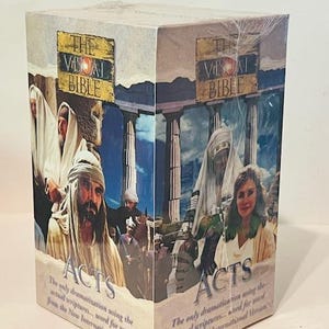 Acts Visual Bible VHS Tape Video SEALED 4 Four Set Scriptures NIV Paul ...