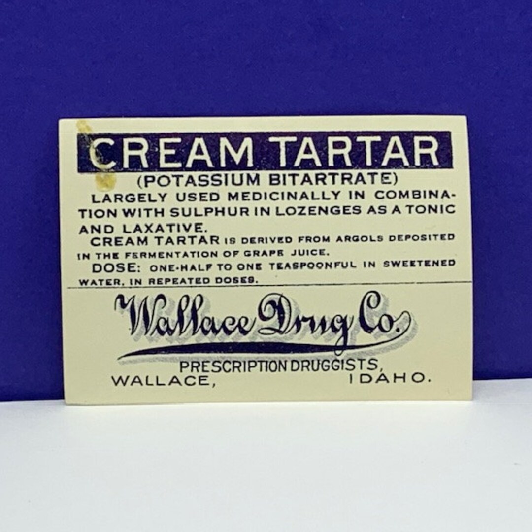 VINTAGE DRUG STORE Label Vintage 1930s Ephemera Paper Pharmacy ...