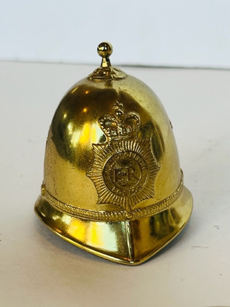 British Bobby Police Cop Brass Bell Ebner Seener England - Etsy