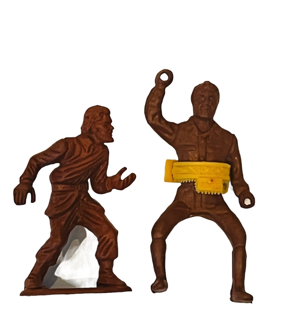 MPC Ring Hand BROWN Army Men Toy Soldier Plastic Military Figure Vtg ...