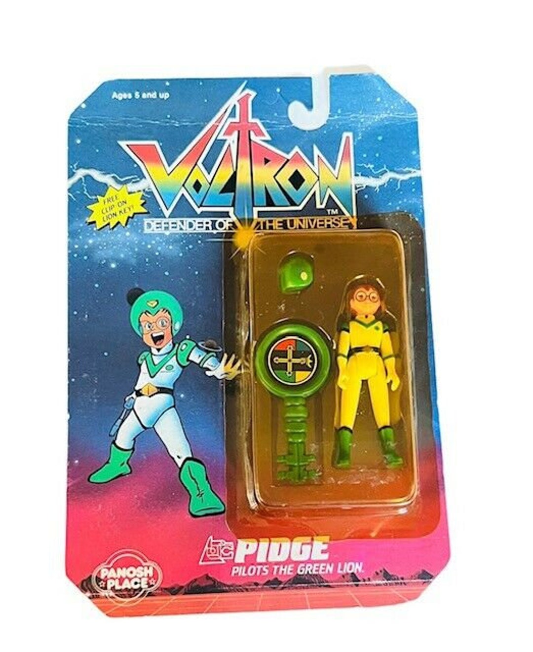 Voltron Action Figure Pidge Green Lion Pilot MOC 1984 Panosh Place World Toy Vtg BMC6 Etsy Canada