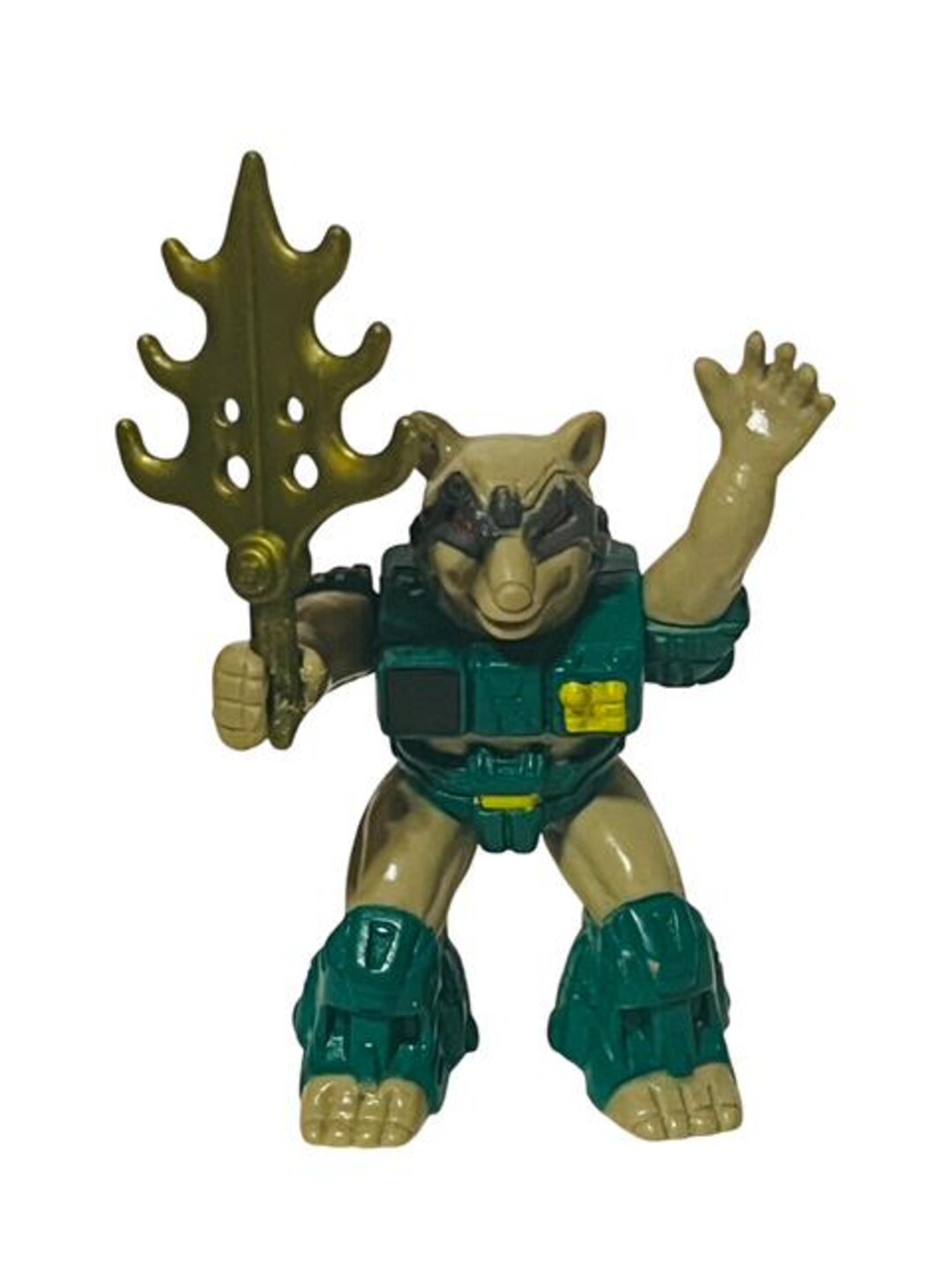 Dragoon Raccoon Battle Beasts Hasbro Takara Figure 1987 COMPLETE Weapon ...