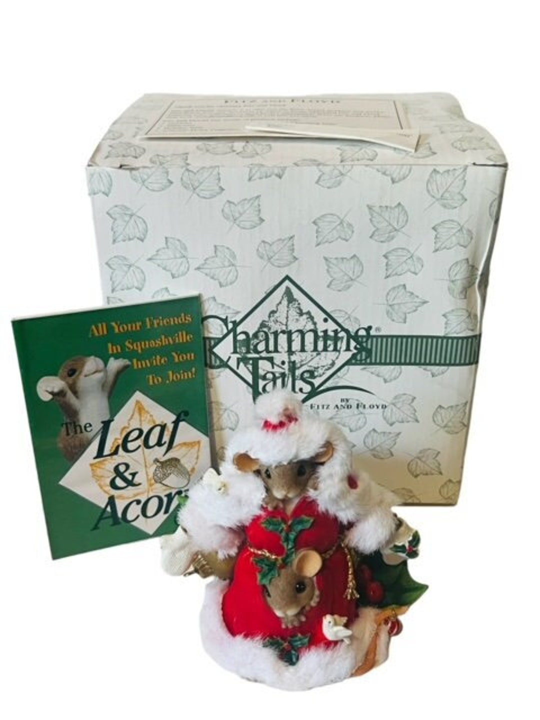 Charming Tails Figurine Fitz Floyd Mouse Mice Anthropomorphic Little ...