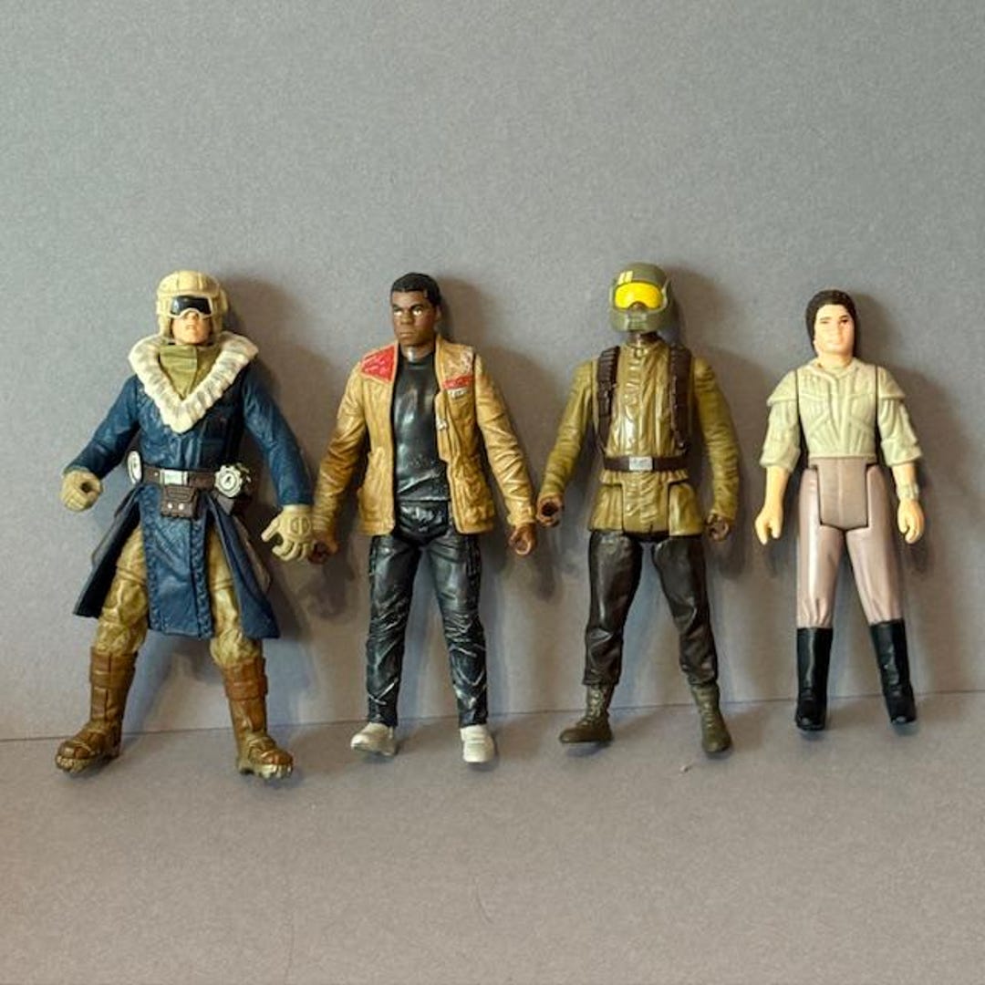 Vintage Star Wars Action Figure Kenner Hasbro Mattel LOT Leia Han Solo ...