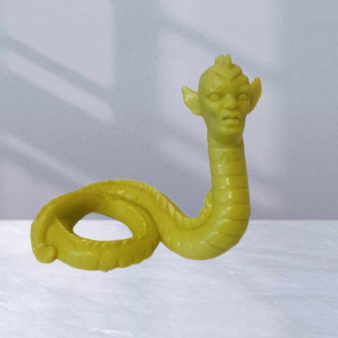 Dragonriders Styx Snake Demon Head Miniature Action Figure Toy DFC ...