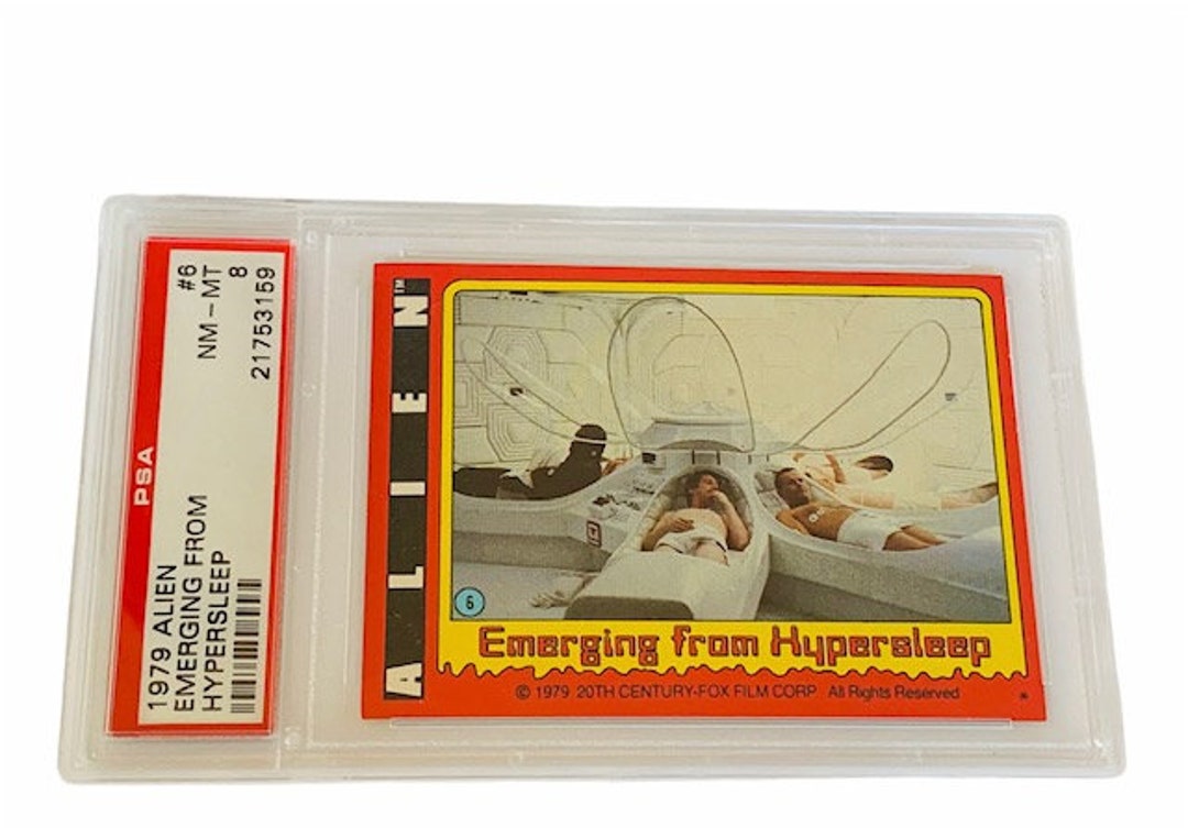 Alien Trading Card Ripley 1979 Topps Emerging From Hypersleep ...