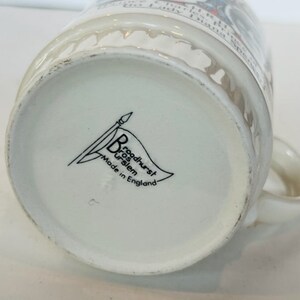 Queen Elizabeth Princess Diana Royal Glass Cup Mug Broadhurst Wedding ...