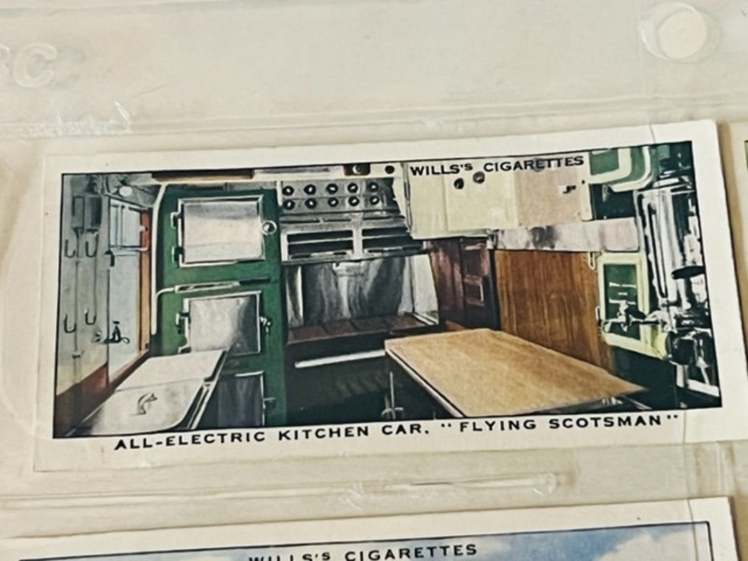 Railroad Card Train Railway Equipment 1938 Wills Imperial Tobacco Fly ...