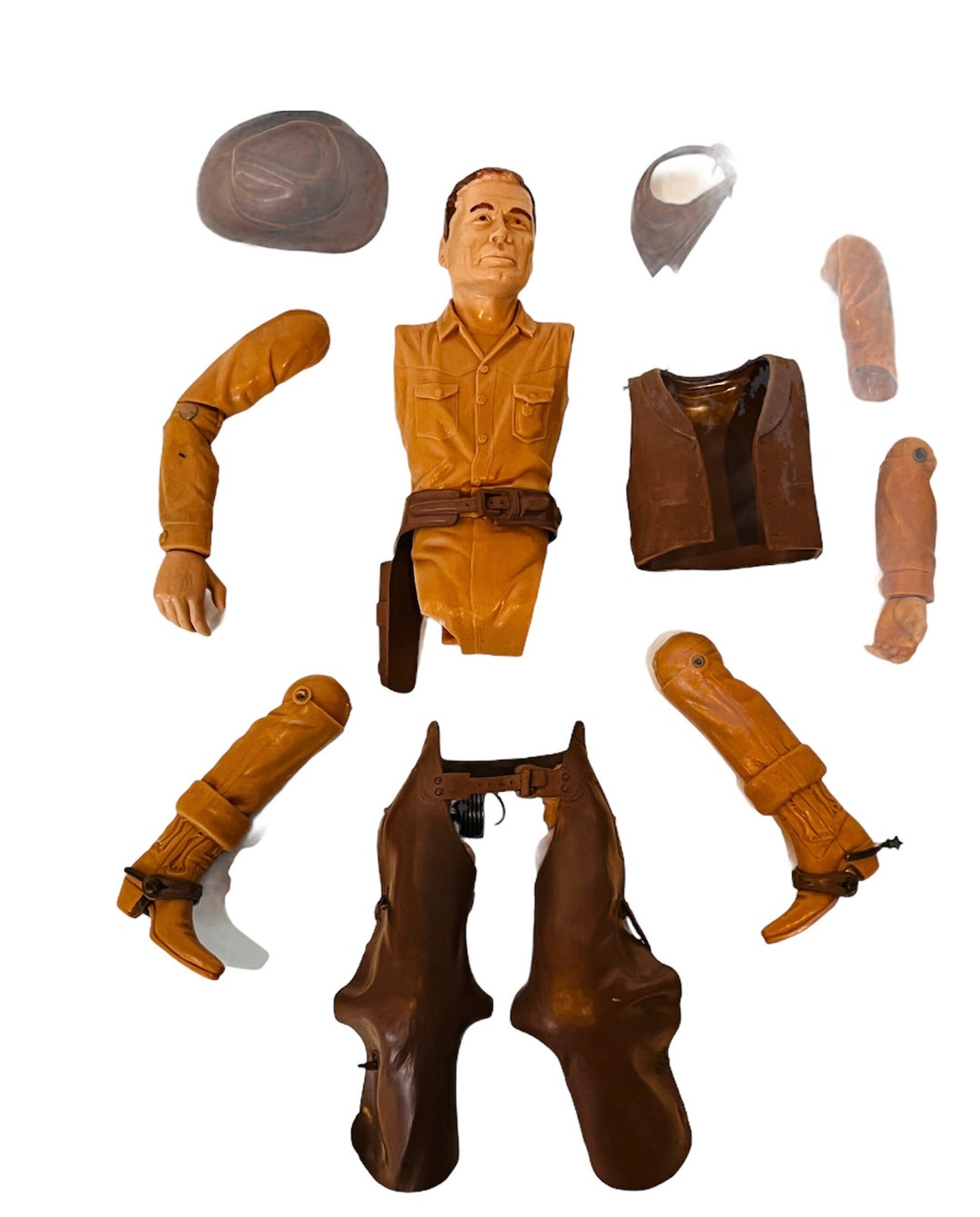 Johnny West Action Figure Toy Doll Vintage 1960s Louis Marx Cowboy ...