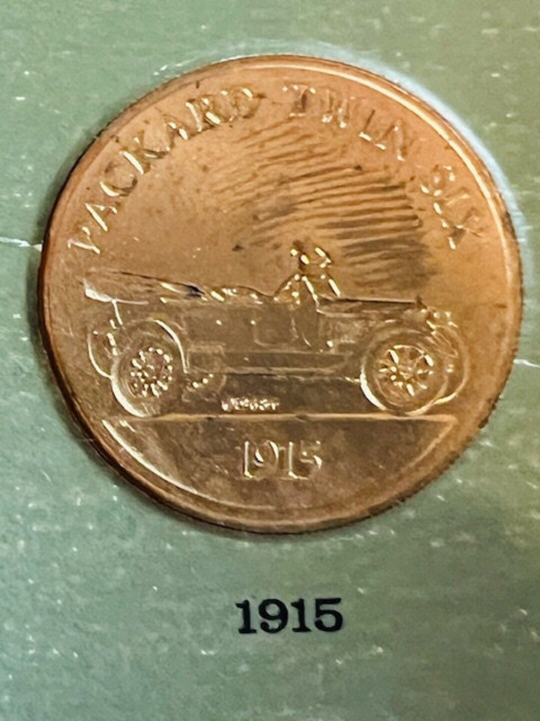 Franklin Mint Antique Car Coin Collection 1969 Series 1 Packard Twin 6 ...