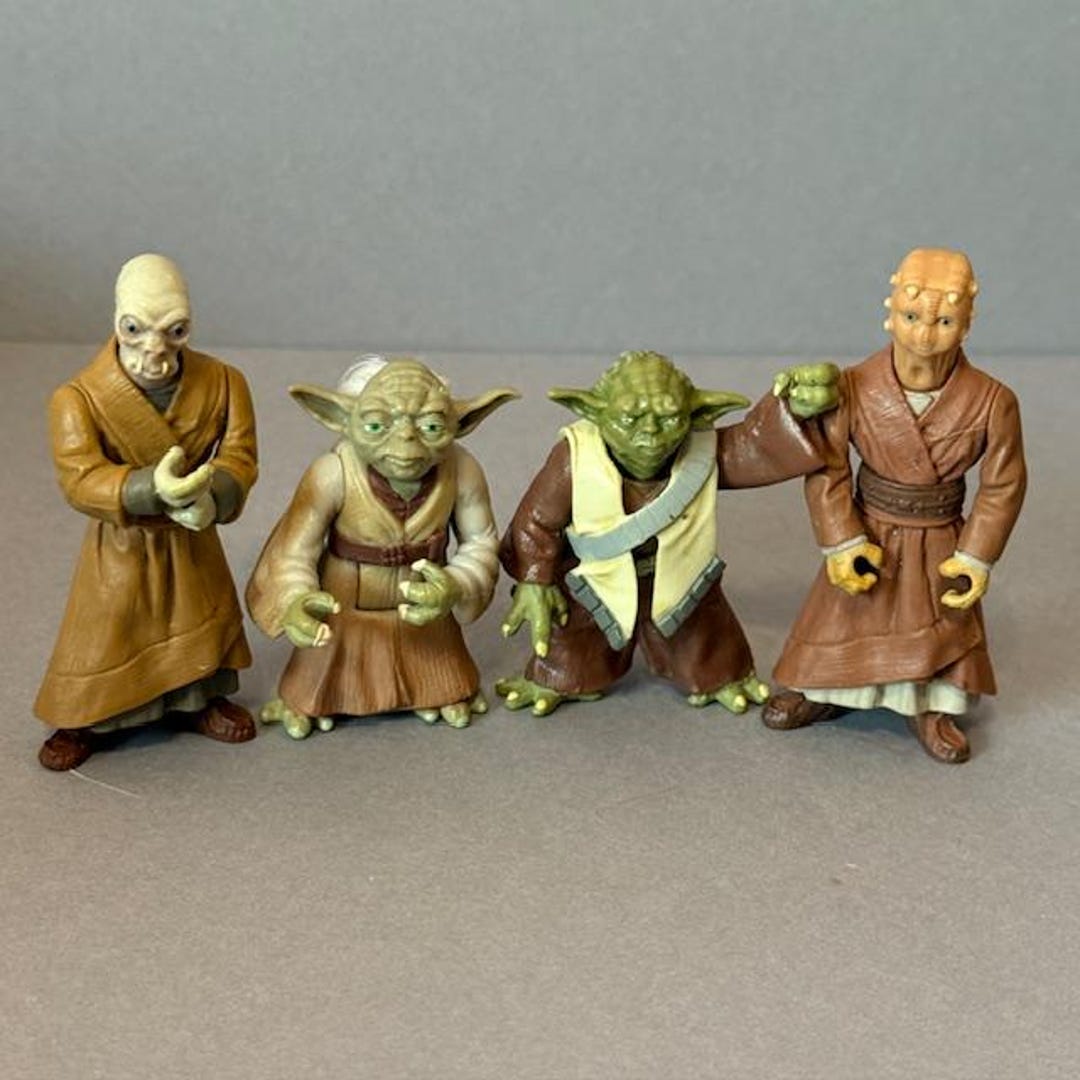 Vintage Star Wars Action Figure Kenner Hasbro Mattel LOT Yoda Jedi ...