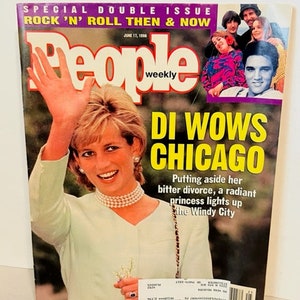 Queen Elizabeth Princess Diana Royalty Collectible People Magazine 1996 ...